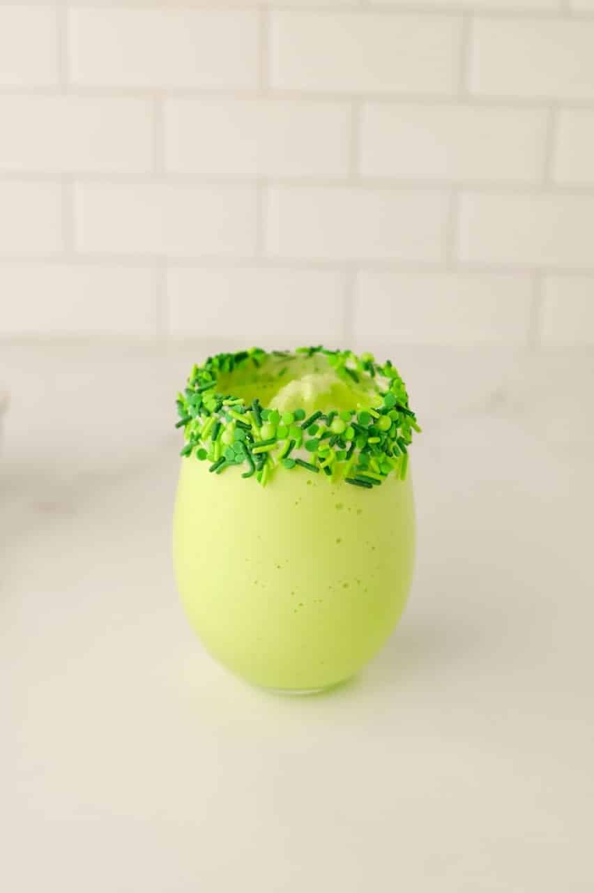 The Best Christmas Grinch Milkshake Recipe : This Nana Can Cook
